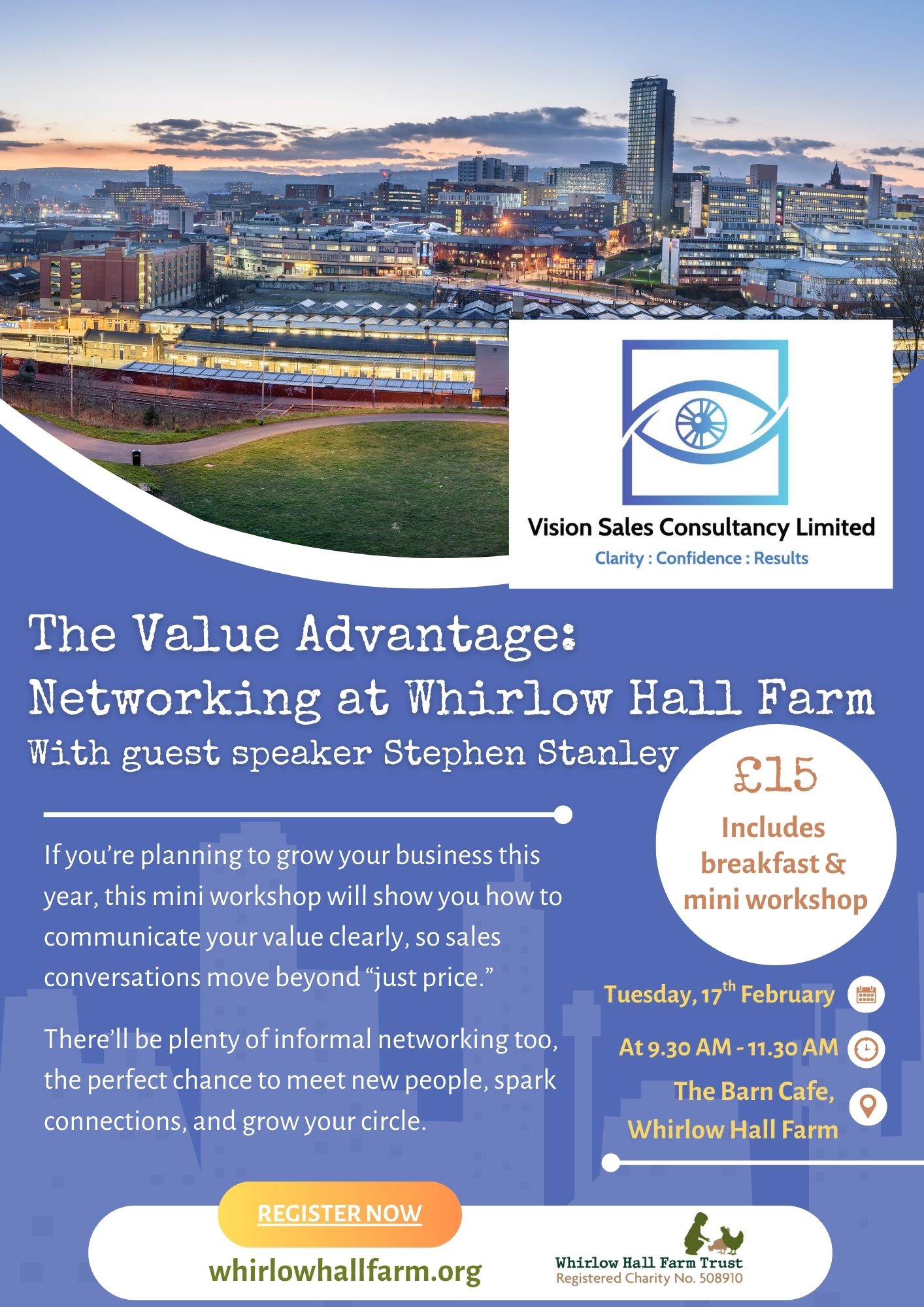 The Value Advantage: Whirlow Networking Breakfast | Whirlow Hall Farm Shop
